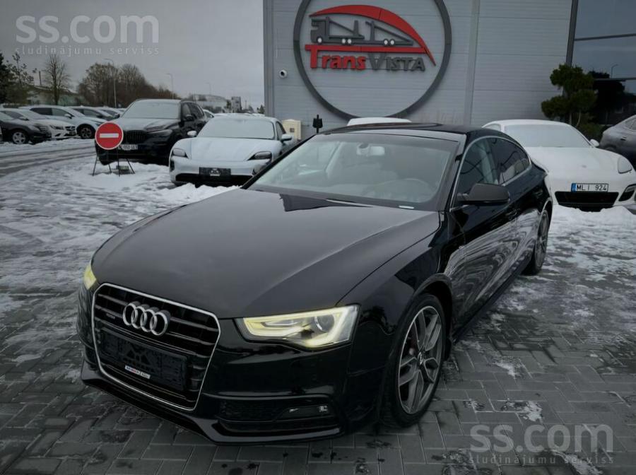 Melns Audi A5 2014 Telšiai, ar dzinēja tilpumu 2.00 L un nobraukumu 257 tūkst. km par 10699 €, foto 3 vietnē AUTOMOTO.COM.LV