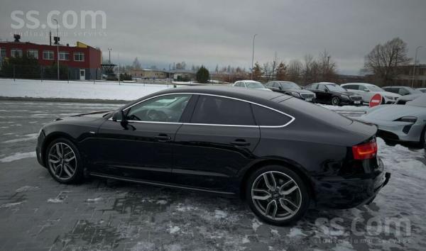 Black Audi A5 2014 in Telschi, with an engine capacity of 2.00 L and mileage of 257 thousand km for 10699 €, photo 10 on AUTOMOTO.COM.LV