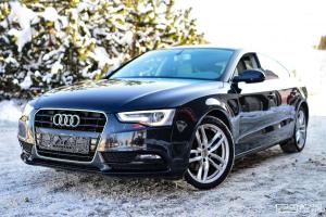 Melns Audi A5 2014 Kretinga, ar dzinēja tilpumu 2.00 L un nobraukumu 127 tūkst. km par 14500 €, foto  vietnē AUTOMOTO.COM.LV