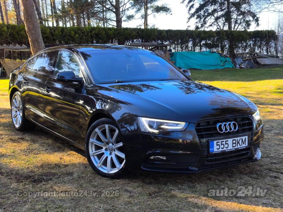Black Audi A5 2014 in Tallinn, with an engine capacity of 3.00 L and mileage of 252 thousand km for 11998 €, photo 5 on AUTOMOTO.COM.LV