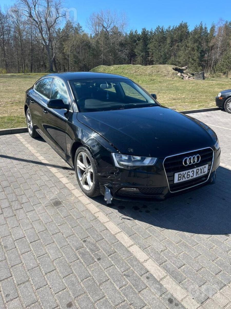 Melns Audi A5 2014 Liepāja, ar dzinēja tilpumu 2.00 L un nobraukumu 250 tūkst. km par 2900 €, foto 1 vietnē AUTOMOTO.COM.LV