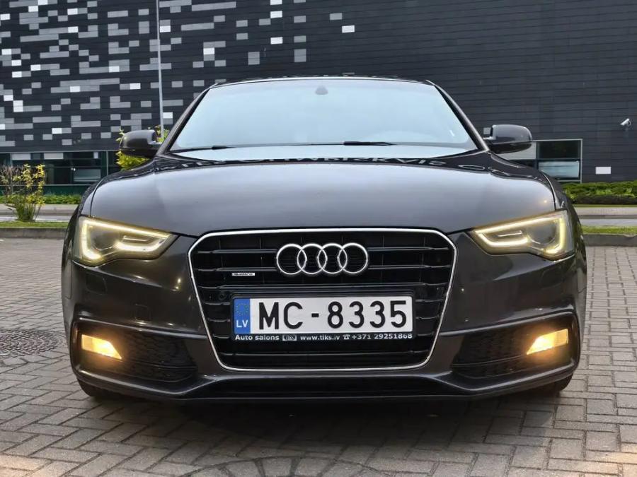 Melns Audi A5 2014 Jelgava, ar dzinēja tilpumu 3.00 L un nobraukumu 213 tūkst. km par 10990 €, foto 1 vietnē AUTOMOTO.COM.LV