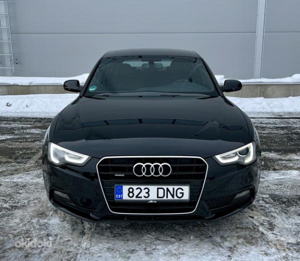 Black Audi A5 2015 in Tallinn, with an engine capacity of 3.00 L and mileage of 138 thousand km for 15000 €, photo 1 on AUTOMOTO.COM.LV