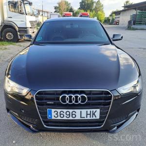 Black Audi A5 2015 in Riga, with an engine capacity of 3.00 L and mileage of 0 thousand km for 12800 €, photo  on AUTOMOTO.COM.LV