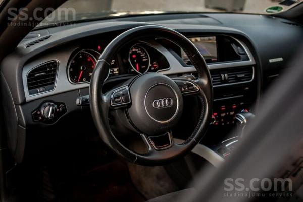 Black Audi A5 2016 in Riga, with an engine capacity of 3.00 L and mileage of 273 thousand km for 12947 €, photo 3 on AUTOMOTO.COM.LV