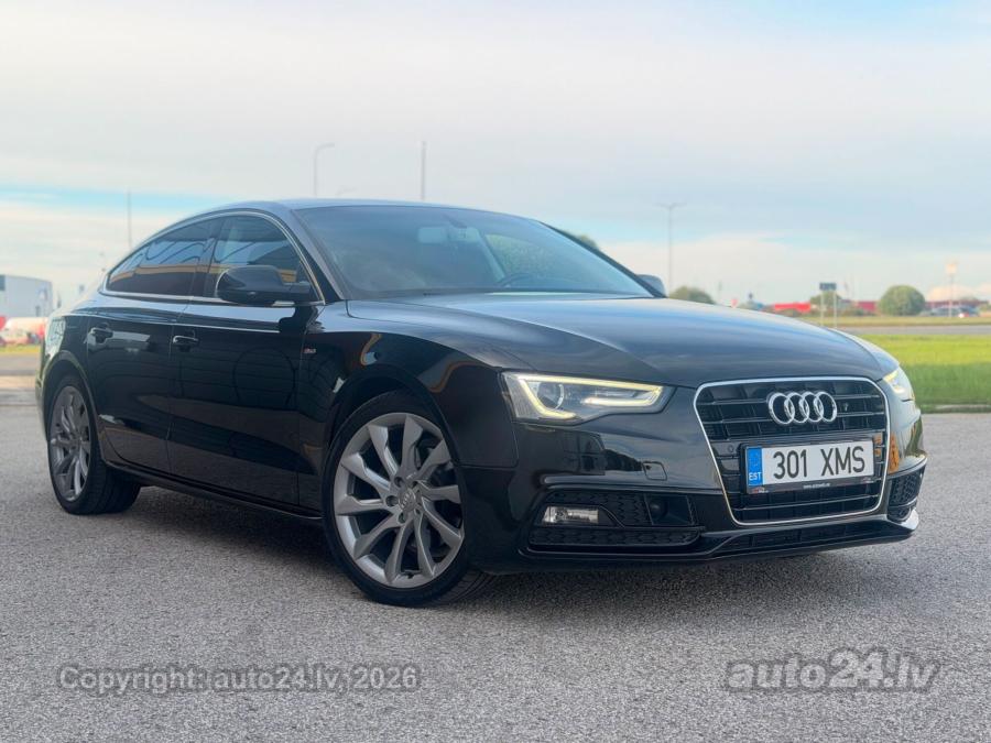 Black Audi A5 2016 in Tallinn, with an engine capacity of 2.00 L and mileage of 200 thousand km for 15900 €, photo 3 on AUTOMOTO.COM.LV