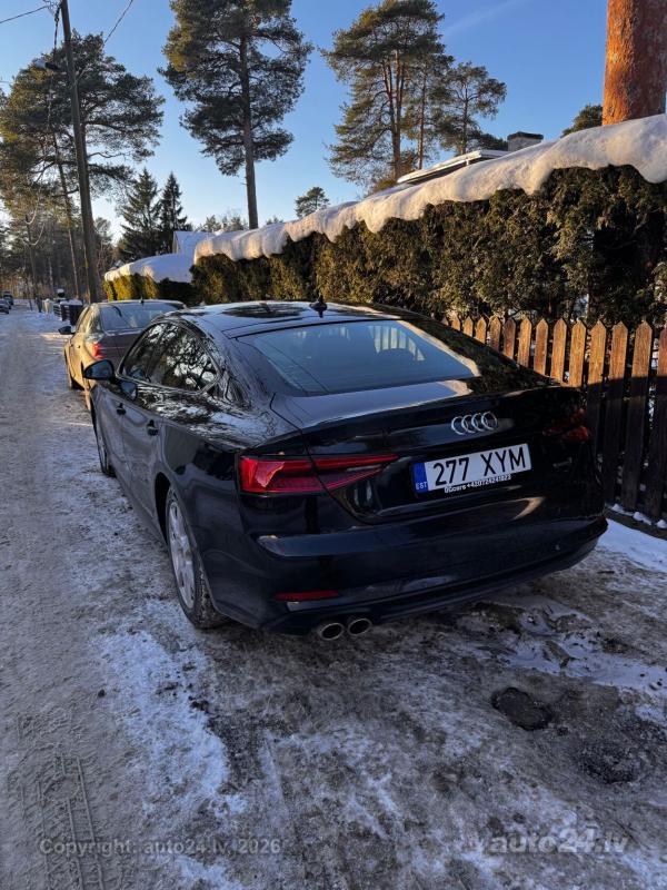 Black Audi A5 2017 in Tallinn, with an engine capacity of 3.00 L and mileage of 146 thousand km for 26600 €, photo 8 on AUTOMOTO.COM.LV