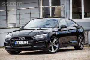 Melns Audi A5 2017 Tukums, ar dzinēja tilpumu 3.00 L un nobraukumu 194 tūkst. km par 19500 €, foto  vietnē AUTOMOTO.COM.LV