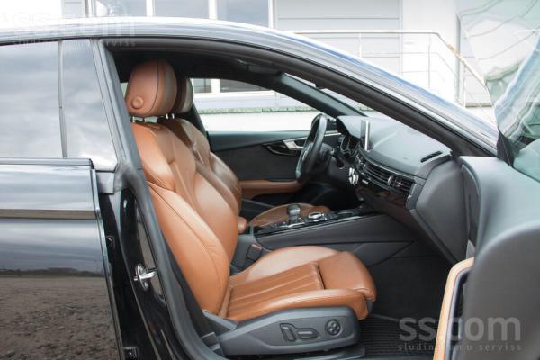 Black Audi A5 2017 in Tukums, with an engine capacity of 3.00 L and mileage of 194 thousand km for 19500 €, photo 9 on AUTOMOTO.COM.LV