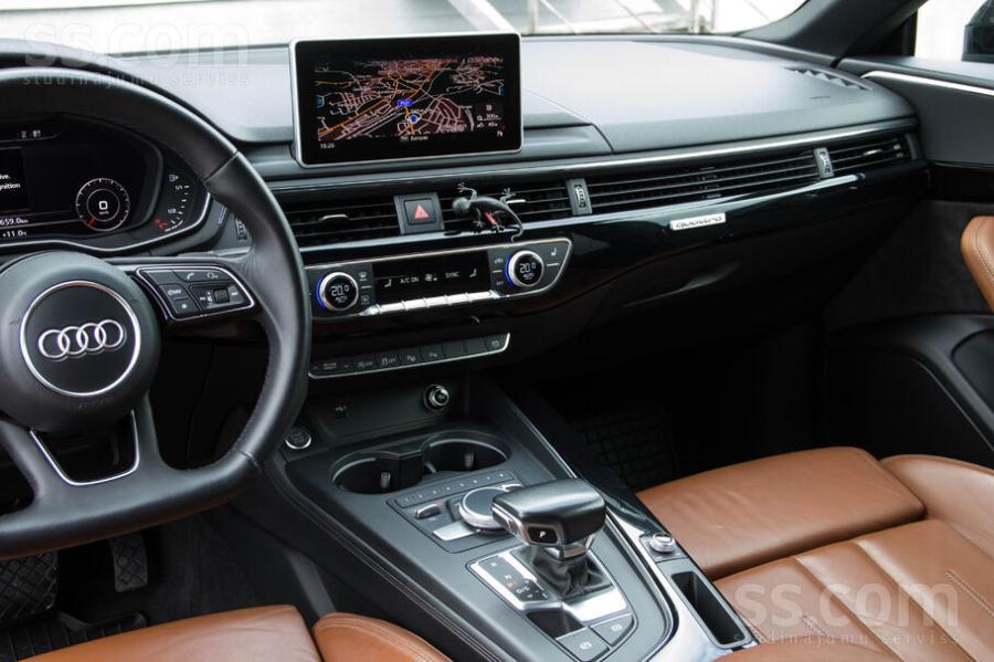 Melns Audi A5 2017 Tukums, ar dzinēja tilpumu 3.00 L un nobraukumu 194 tūkst. km par 19500 €, foto 13 vietnē AUTOMOTO.COM.LV