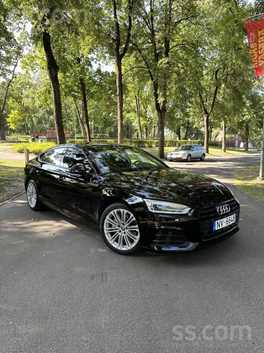 Melns Audi A5 2017 Rīga, ar dzinēja tilpumu 2.00 L un nobraukumu 247 tūkst. km par 17200 €, foto 1 vietnē AUTOMOTO.COM.LV