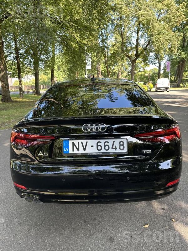 Melns Audi A5 2017 Rīga, ar dzinēja tilpumu 2.00 L un nobraukumu 247 tūkst. km par 17200 €, foto 5 vietnē AUTOMOTO.COM.LV