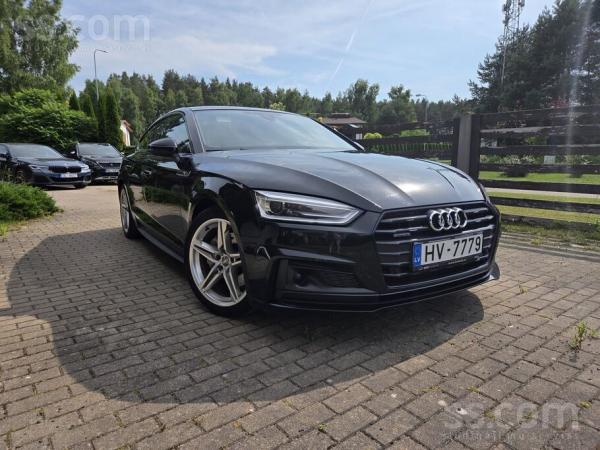 Black Audi A5 2018 in Riga, with an engine capacity of 2.00 L and mileage of 237 thousand km for 18500 €, photo 4 on AUTOMOTO.COM.LV