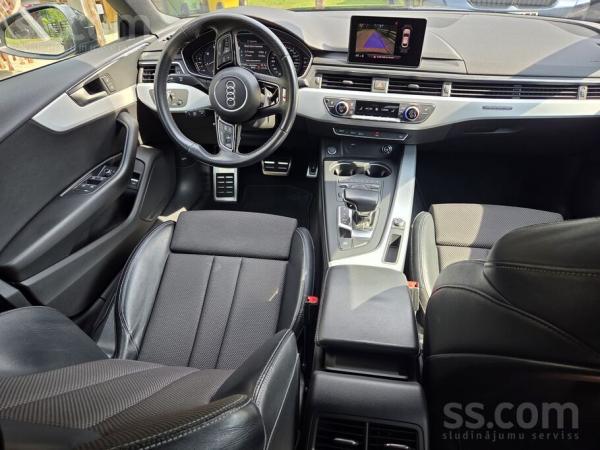 Black Audi A5 2018 in Riga, with an engine capacity of 2.00 L and mileage of 237 thousand km for 18500 €, photo 10 on AUTOMOTO.COM.LV