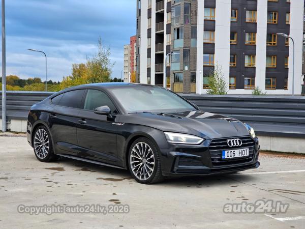 Melns Audi A5 2018 Tallina, ar dzinēja tilpumu 2.00 L un nobraukumu 263 tūkst. km par 17998 €, foto 7 vietnē AUTOMOTO.COM.LV