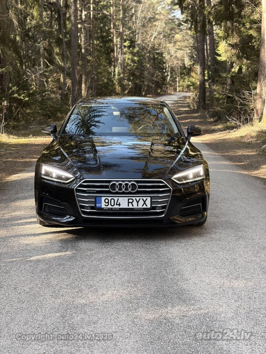 Black Audi A5 2019 in Tallinn, with an engine capacity of 2.00 L and mileage of 115 thousand km for 23499 €, photo 3 on AUTOMOTO.COM.LV