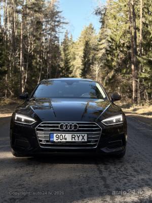 Black Audi A5 2019 in Tallinn, with an engine capacity of 2.00 L and mileage of 115 thousand km for 23499 €, photo 4 on AUTOMOTO.COM.LV