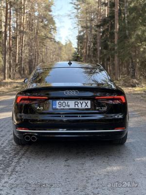 Black Audi A5 2019 in Tallinn, with an engine capacity of 2.00 L and mileage of 115 thousand km for 23499 €, photo 5 on AUTOMOTO.COM.LV