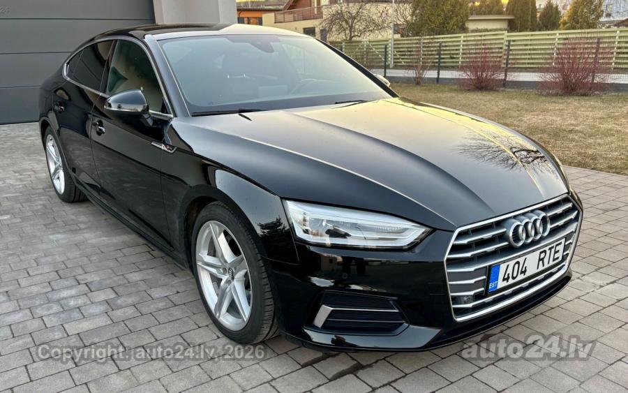 Melns Audi A5 2019 Pērnava, ar dzinēja tilpumu 2.00 L un nobraukumu 156 tūkst. km par 19400 €, foto 4 vietnē AUTOMOTO.COM.LV