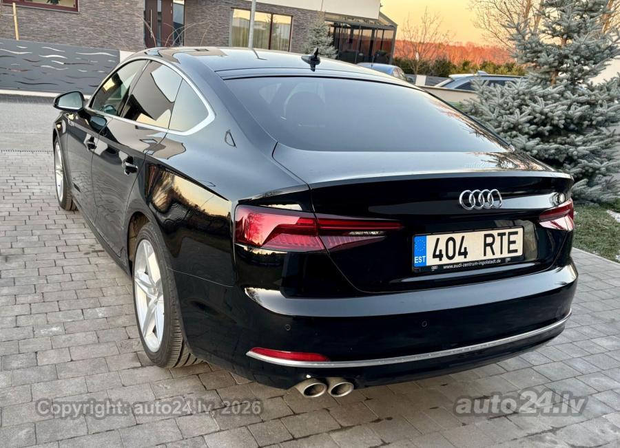 Melns Audi A5 2019 Pērnava, ar dzinēja tilpumu 2.00 L un nobraukumu 156 tūkst. km par 19400 €, foto 8 vietnē AUTOMOTO.COM.LV