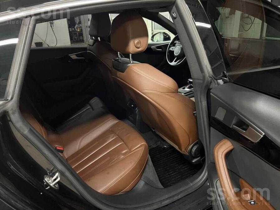 Black Audi A5 2019 in Riga, with an engine capacity of 2.00 L and mileage of 192 thousand km for 16500 €, photo 10 on AUTOMOTO.COM.LV