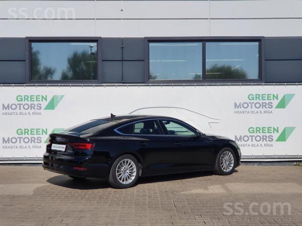 Black Audi A5 2019 in Riga, with an engine capacity of 2.00 L and mileage of 178 thousand km for 18900 €, photo 6 on AUTOMOTO.COM.LV