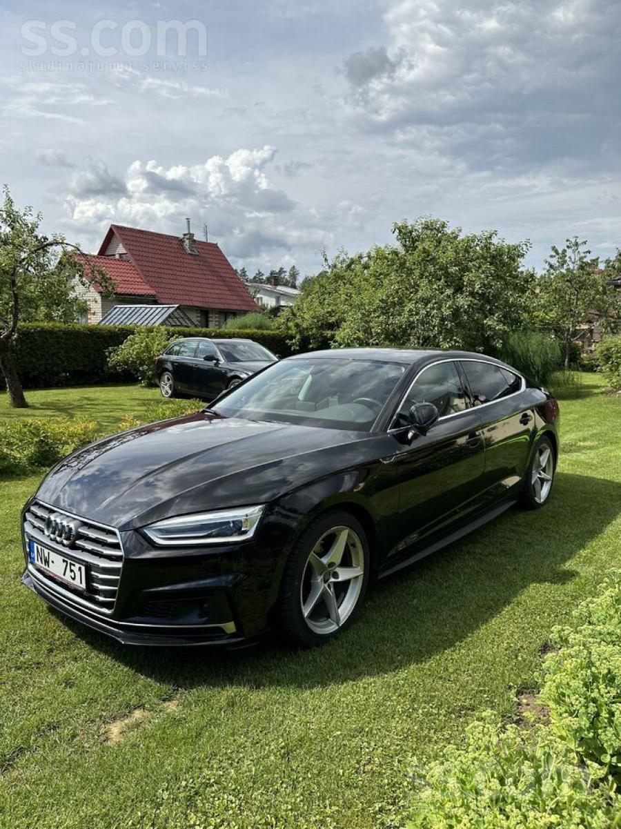 Black Audi A5 2019 in Riga, with an engine capacity of 2.00 L and mileage of 146 thousand km for 20500 €, photo 3 on AUTOMOTO.COM.LV