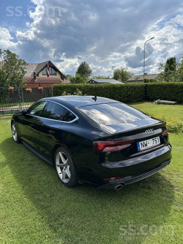 Black Audi A5 2019 in Riga, with an engine capacity of 2.00 L and mileage of 146 thousand km for 20000 €, photo 4 on AUTOMOTO.COM.LV