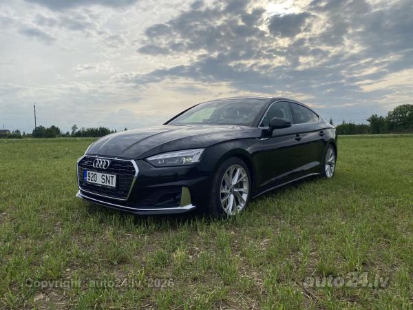 Melns Audi A5 2020 Tallina, ar dzinēja tilpumu 2.00 L un nobraukumu 74 tūkst. km par 29999 €, foto 1 vietnē AUTOMOTO.COM.LV