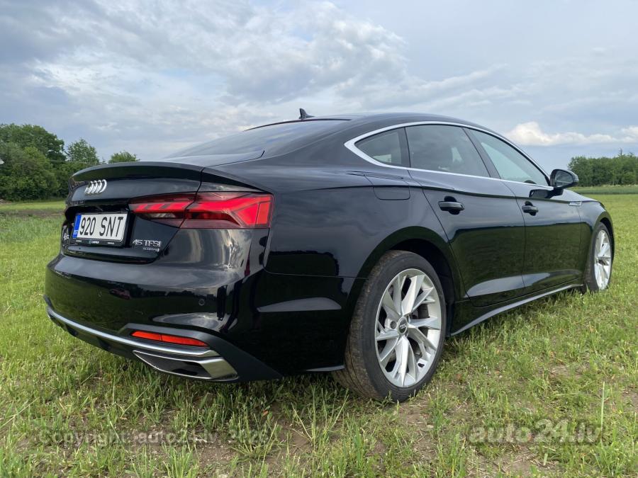 Melns Audi A5 2020 Tallina, ar dzinēja tilpumu 2.00 L un nobraukumu 74 tūkst. km par 29999 €, foto 6 vietnē AUTOMOTO.COM.LV