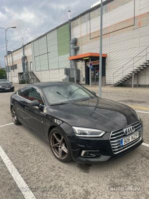 Melns Audi A5 2020 Tallina, ar dzinēja tilpumu 2.00 L un nobraukumu 100 tūkst. km par 26900 €, foto  vietnē AUTOMOTO.COM.LV