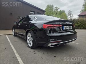 Black Audi A5 2021 in Riga, with an engine capacity of 3.00 L and mileage of 0 thousand km for 29900 €, photo 4 on AUTOMOTO.COM.LV
