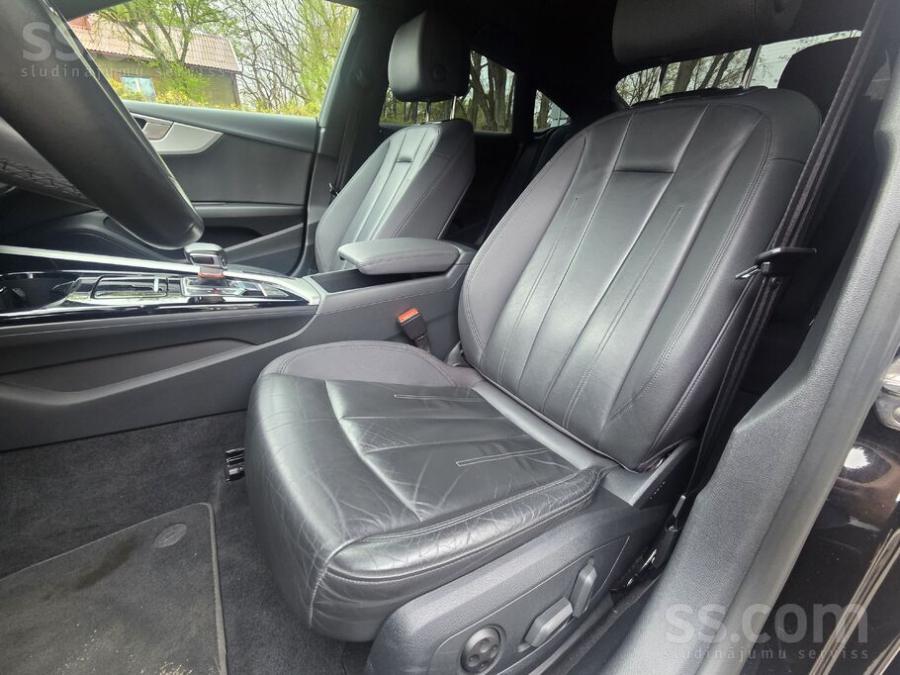Black Audi A5 2021 in Riga, with an engine capacity of 3.00 L and mileage of 0 thousand km for 29900 €, photo 8 on AUTOMOTO.COM.LV