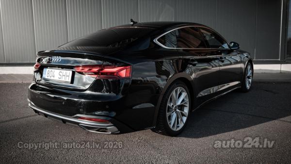 Black Audi A5 2021 in Tallinn, with an engine capacity of 2.00 L and mileage of 120 thousand km for 30500 €, photo 5 on AUTOMOTO.COM.LV