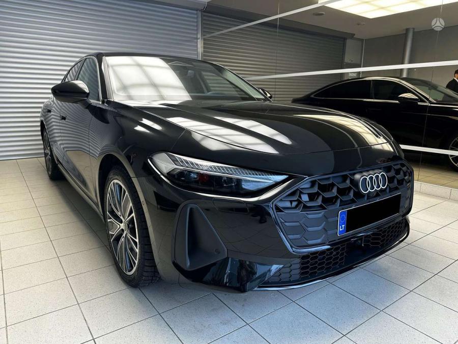 Black Audi A5 2026 in Vilnius, with an engine capacity of 1.98 L and mileage of 22 thousand km for 38300 €, photo 1 on AUTOMOTO.COM.LV