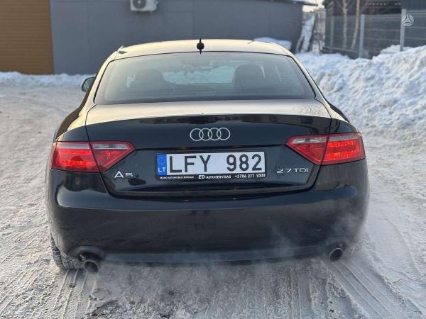 Melns Audi A5 2008 Utena, ar dzinēja tilpumu 2.70 L un nobraukumu 300 tūkst. km par 3199 €, foto 5 vietnē AUTOMOTO.COM.LV