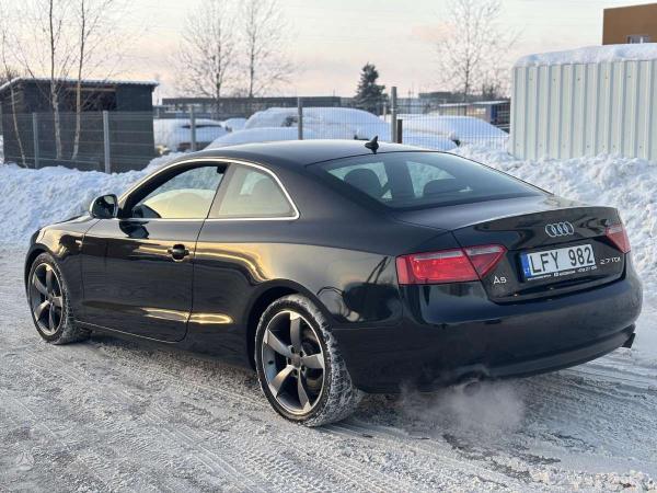 Melns Audi A5 2008 Utena, ar dzinēja tilpumu 2.70 L un nobraukumu 300 tūkst. km par 3199 €, foto 6 vietnē AUTOMOTO.COM.LV