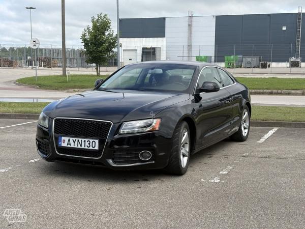 Melns Audi A5 2008 Panevēža, ar dzinēja tilpumu 1.80 L un nobraukumu 300 tūkst. km par 5200 €, foto 1 vietnē AUTOMOTO.COM.LV