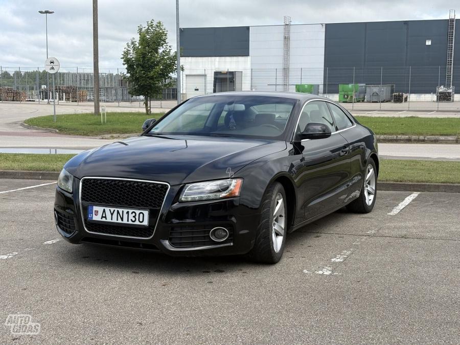 Melns Audi A5 2008 Panevēža, ar dzinēja tilpumu 1.80 L un nobraukumu 300 tūkst. km par 5200 €, foto 1 vietnē AUTOMOTO.COM.LV