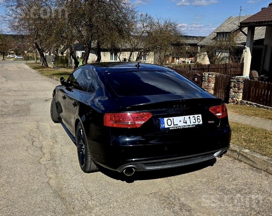 Black Audi A5 2009 in Cesis, with an engine capacity of 3.00 L and mileage of 336 thousand km for 9500 €, photo 6 on AUTOMOTO.COM.LV