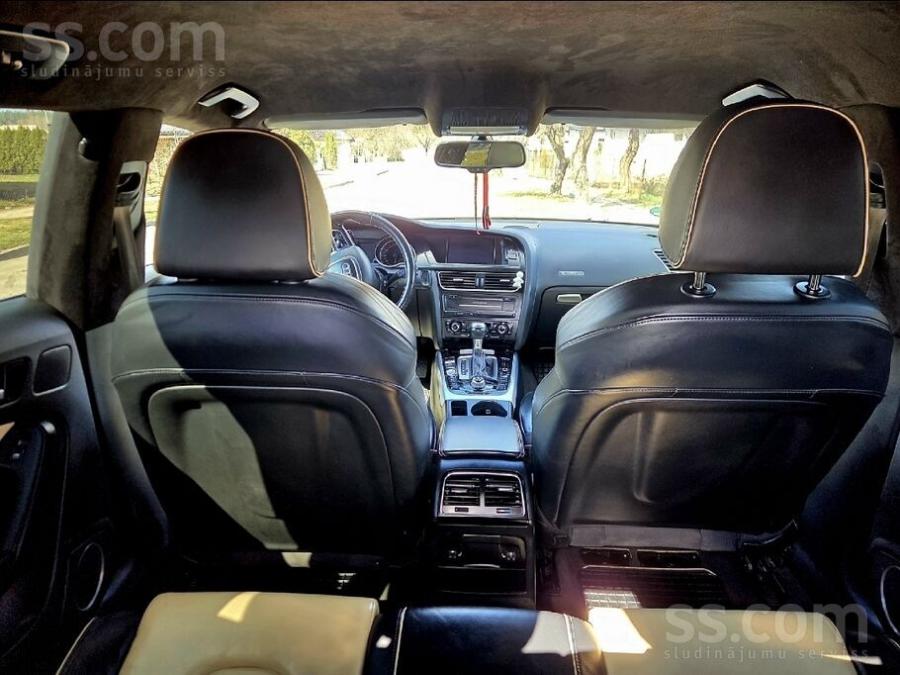 Black Audi A5 2009 in Cesis, with an engine capacity of 3.00 L and mileage of 336 thousand km for 9500 €, photo 8 on AUTOMOTO.COM.LV