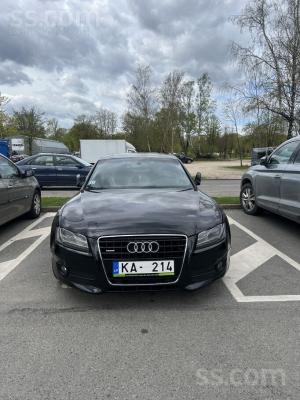 Black Audi A5 2010 in Riga, with an engine capacity of 2.00 L and mileage of 284 thousand km for 8700 €, photo  on AUTOMOTO.COM.LV