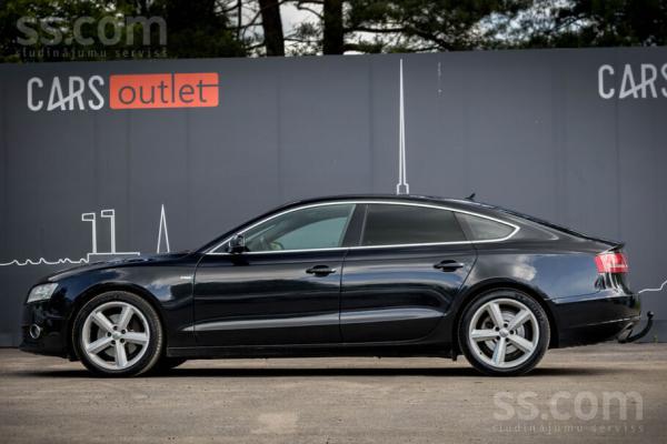Black Audi A5 2010 in Riga, with an engine capacity of 2.00 L and mileage of 413 thousand km for 6990 €, photo 5 on AUTOMOTO.COM.LV