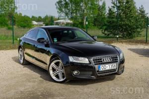 Черный Ауди А5 2010 в Рига, объемом двигателя 2.70 л и пробегом 220 тыс. км за 7200 €, фото 4 на AUTOMOTO.COM.LV