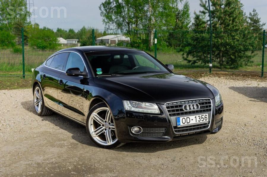 Черный Ауди А5 2010 в Рига, объемом двигателя 2.70 л и пробегом 220 тыс. км за 7200 €, фото 4 на AUTOMOTO.COM.LV
