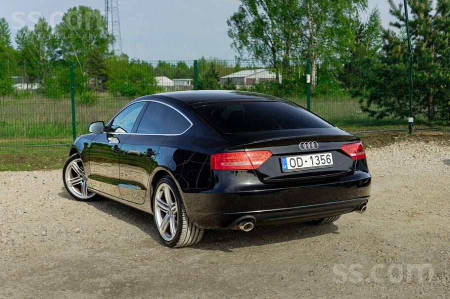 Черный Ауди А5 2010 в Рига, объемом двигателя 2.70 л и пробегом 220 тыс. км за 7200 €, фото 6 на AUTOMOTO.COM.LV
