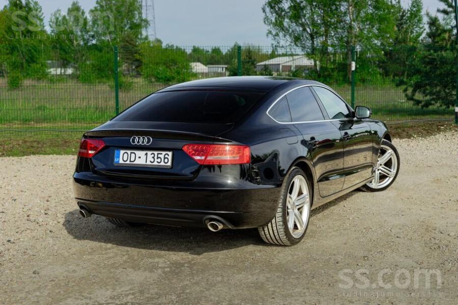 Черный Ауди А5 2010 в Рига, объемом двигателя 2.70 л и пробегом 220 тыс. км за 7200 €, фото 7 на AUTOMOTO.COM.LV