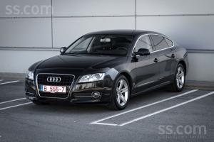 Melns Audi A5 2010 Rīga, ar dzinēja tilpumu 2.00 L un nobraukumu 185 tūkst. km par 7790 €, foto  vietnē AUTOMOTO.COM.LV
