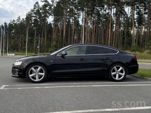Black Audi A5 2010 in Riga, with an engine capacity of 2.00 L and mileage of 352 thousand km for 6700 €, photo  on AUTOMOTO.COM.LV