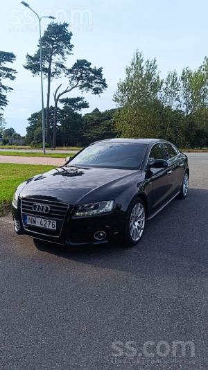 Melns Audi A5 2010 Liepāja, ar dzinēja tilpumu 2.70 L un nobraukumu 285 tūkst. km par 8800 €, foto  vietnē AUTOMOTO.COM.LV